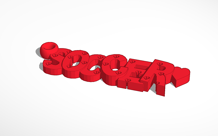 3d Design Key Chain Tinkercad