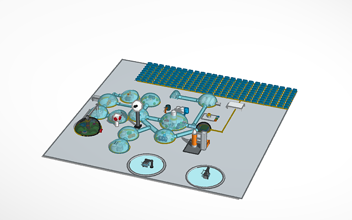 3D design Project: Lunar Base - Tinkercad