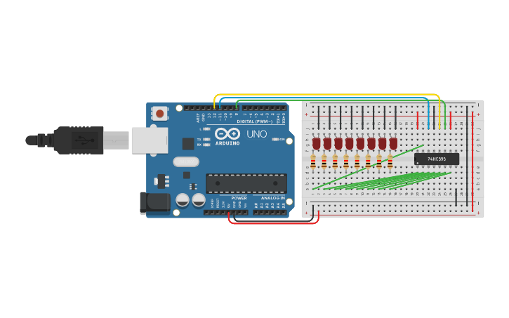Circuit Design Arduino Led Array Tinkercad 6993