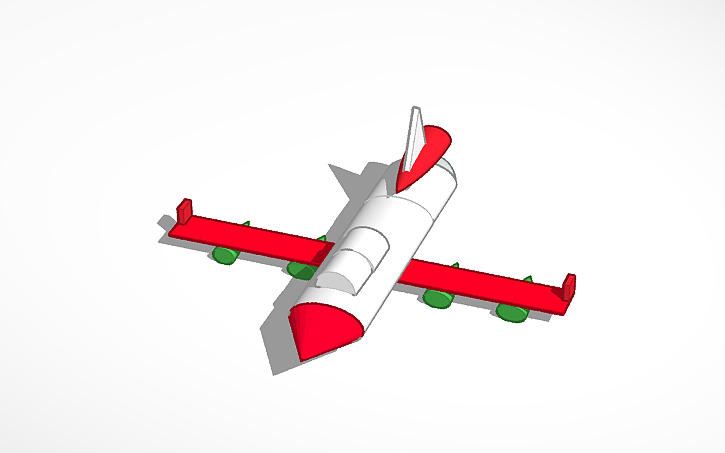 3D design American Airlines Space Flight - Tinkercad