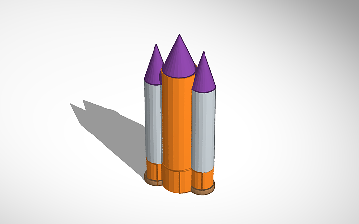 3D design Rocket ship! | Tinkercad