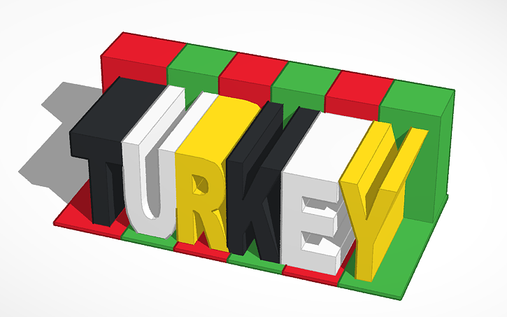 3D design Turkey | Tinkercad