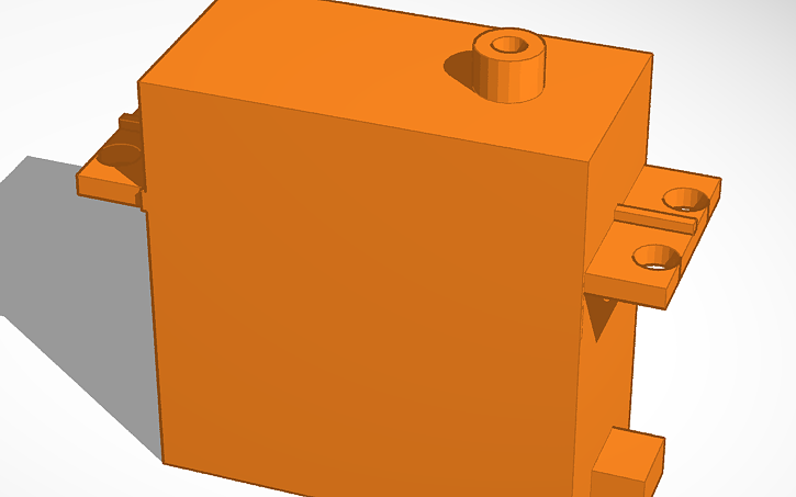 3D design MG996R(self) - Tinkercad