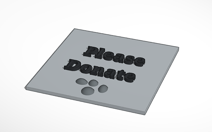 3D design poster - Tinkercad