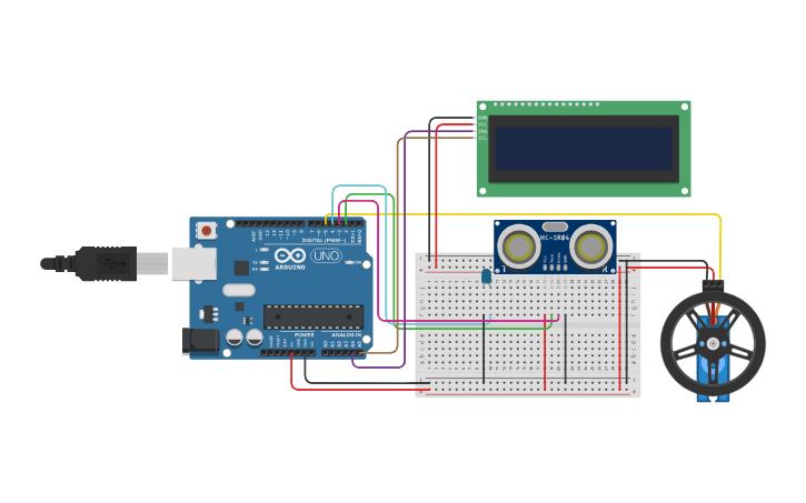 Circuit design Entrega de Trabajo Arduino - Tinkercad