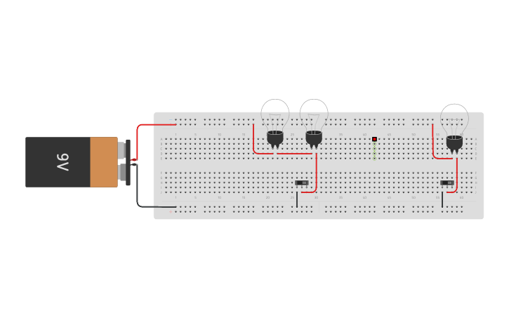 Circuit design simple-serie 03 | Tinkercad
