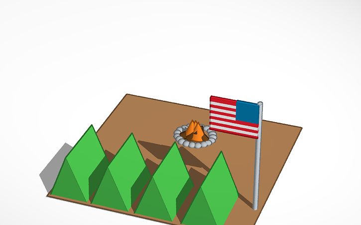 3D design Campsite | Tinkercad
