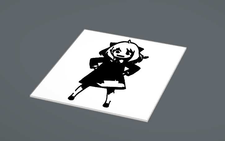 3D design Anya Forger - Tinkercad