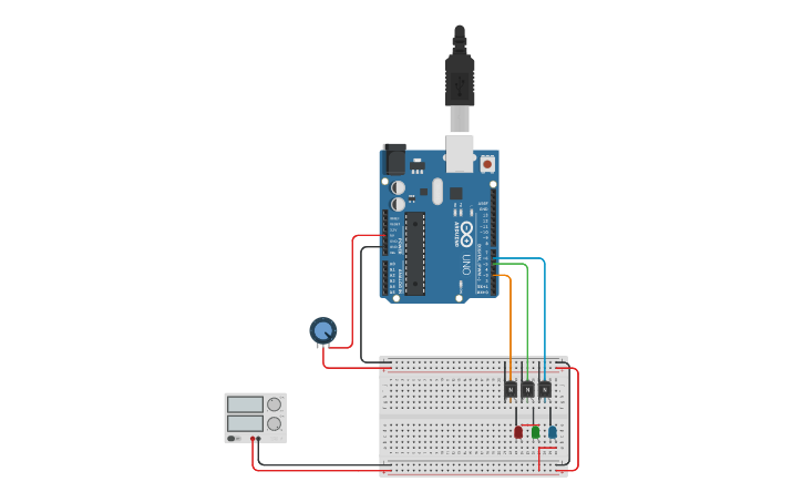 Circuit design DEMO | Tinkercad