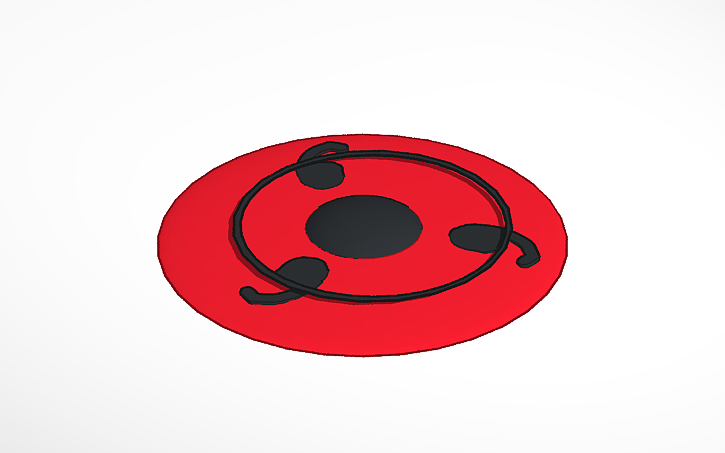 3D design Sharingan - Tinkercad