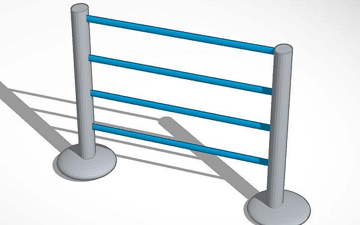 3D design Wattson’s fence - Tinkercad