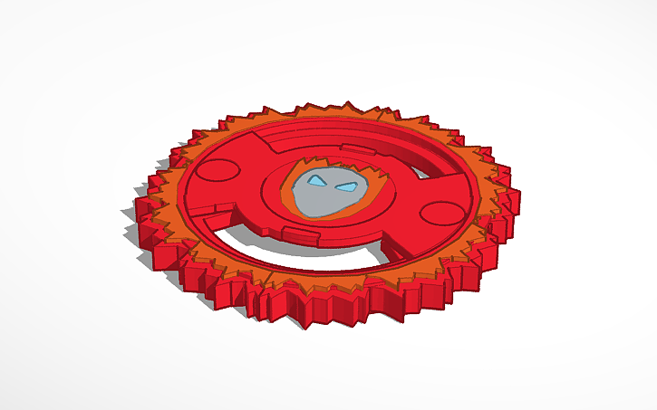 3D design Flame Genasi - Tinkercad