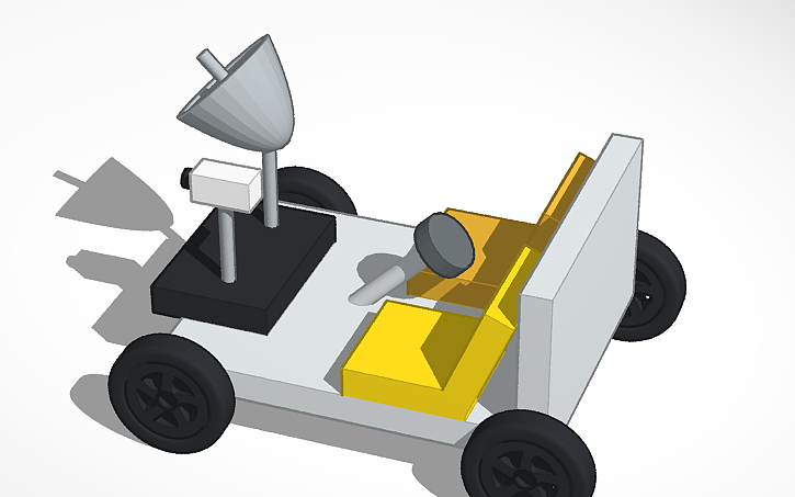 3D design Moon Rover - Tinkercad