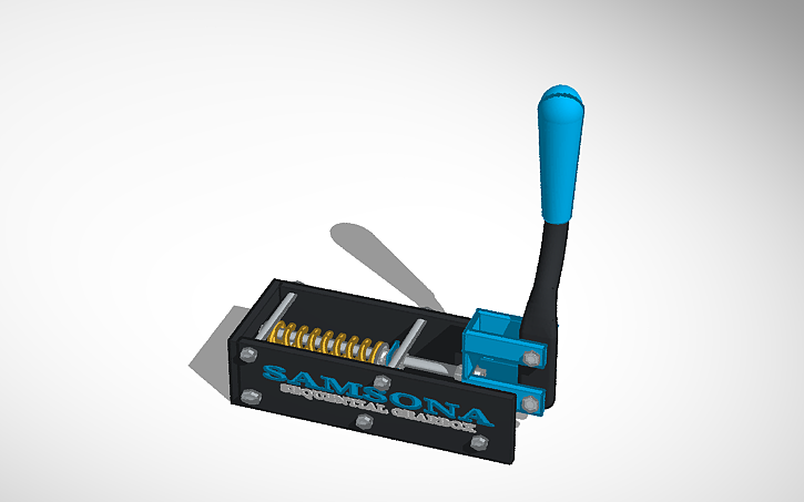 3D design SAMSONA SEQUENTIAL GEARBOX - Tinkercad