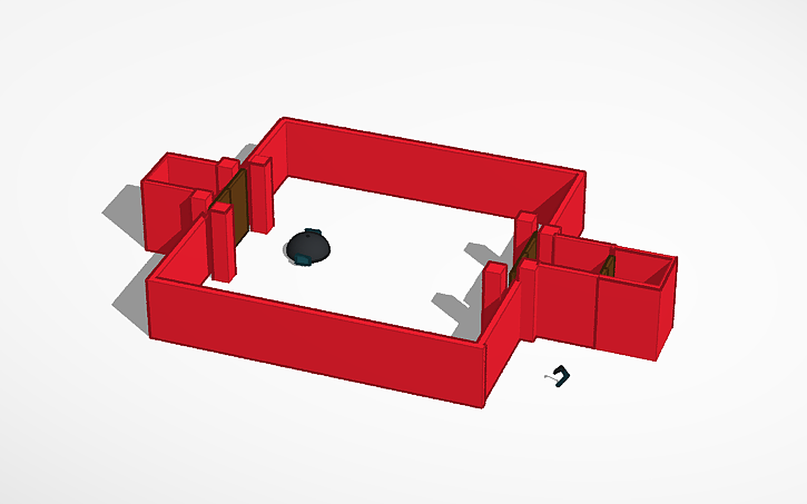 3D design Battlebot Arena - Tinkercad