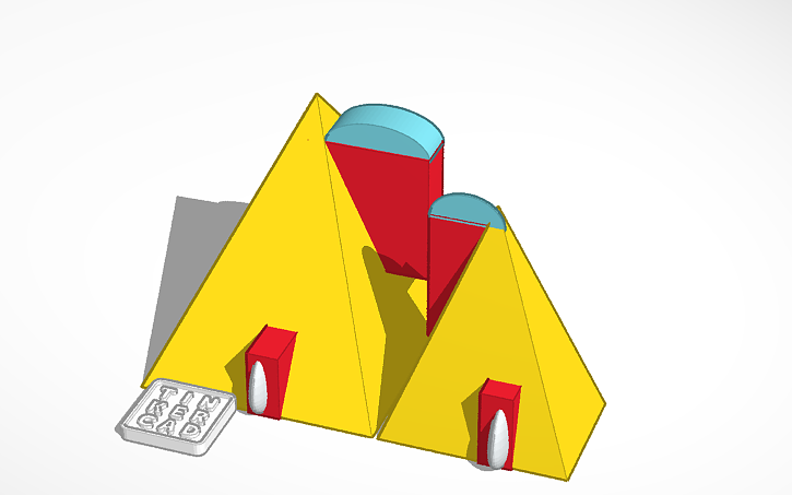 3D design piramid-house | Tinkercad