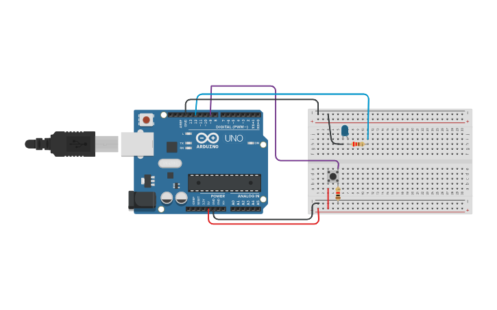 Circuit design circuito en texto Arduino | Tinkercad