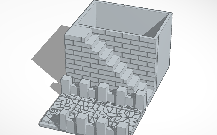 3D design Castle Stairs | Tinkercad