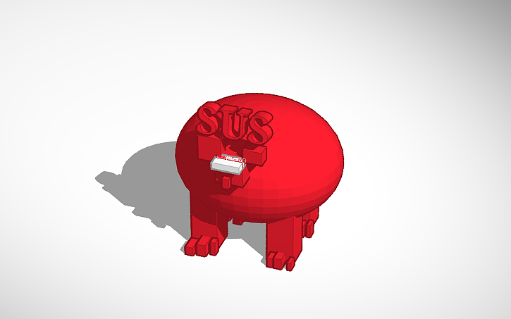 3D design albert sus bear - Tinkercad