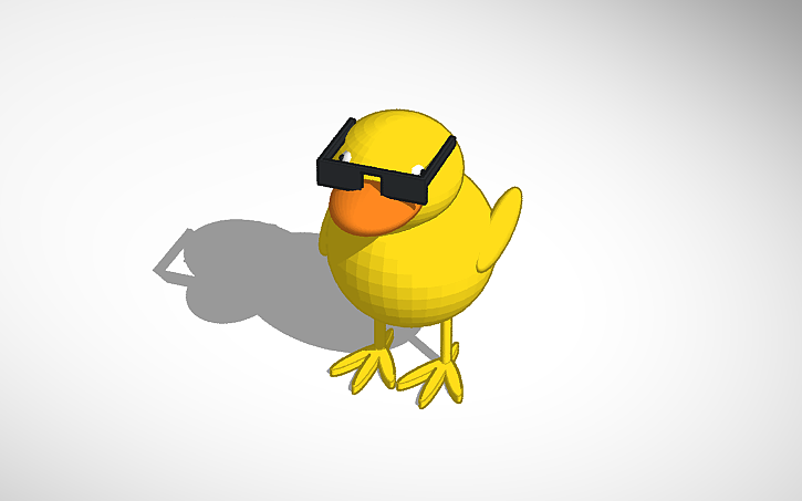 3D design duck duck - Tinkercad