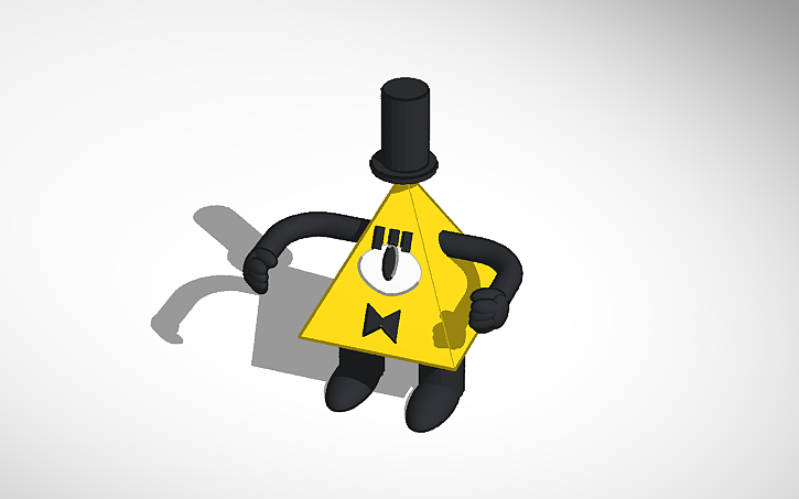 3d Design Gravity Falls Bill Tinkercad
