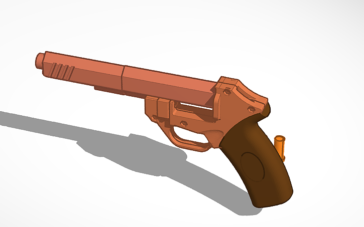 3D design Mando gun - Tinkercad