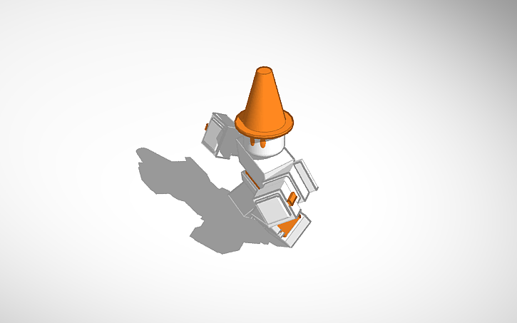3D design cone platinum - Tinkercad
