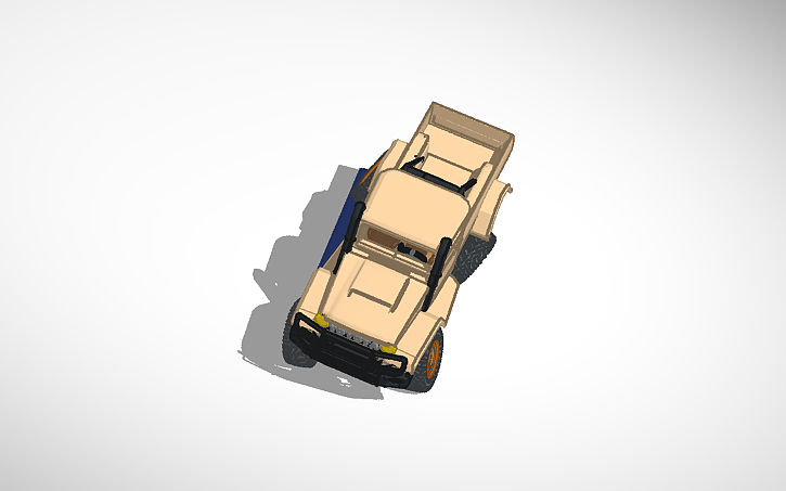 3D design FJ45 landcruiser - Tinkercad