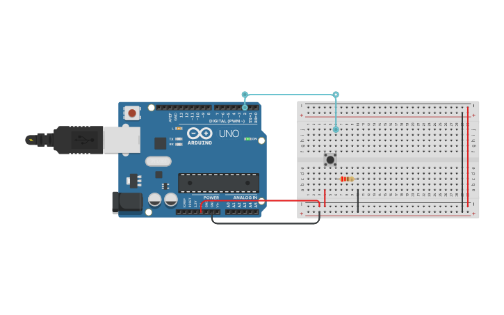 Circuit design 9c_State Change Detection for pushbuttons - Tinkercad Circuit design 9c_State Change Detection for pushbuttons - Tinkercad
