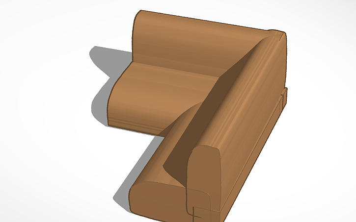 3D design Sofa - Tinkercad