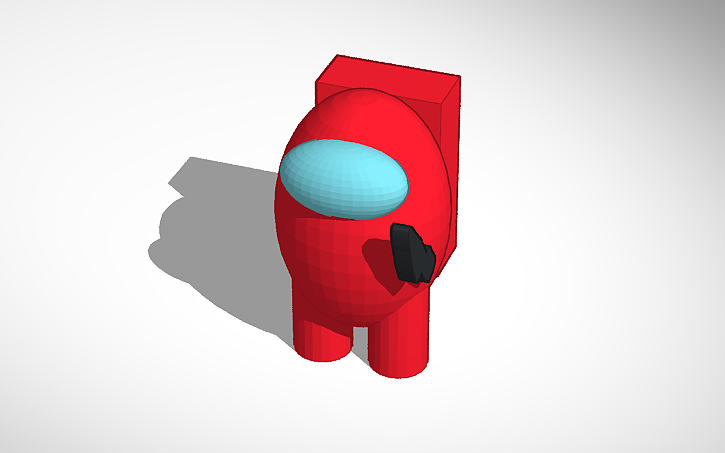 3D design AMONG US SUS | Tinkercad