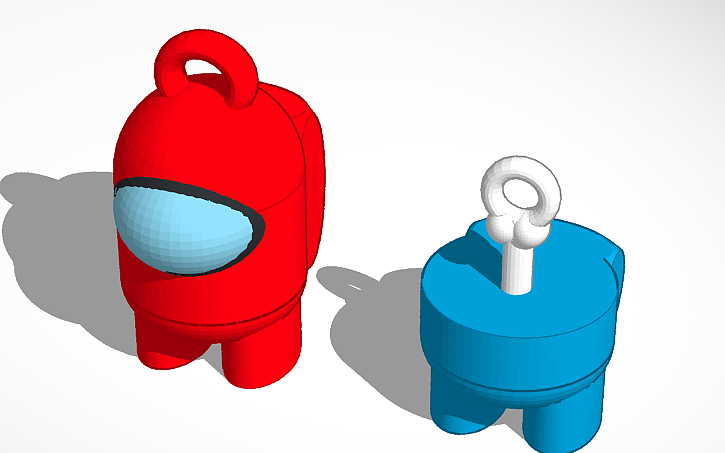 3D design Among us pack - Tinkercad