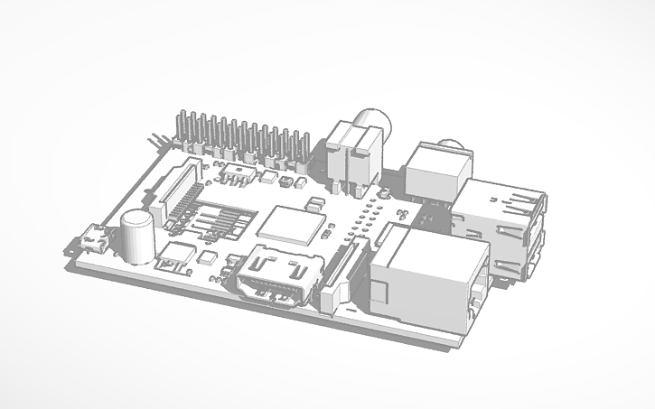 3d Design Raspberry Pi Tinkercad