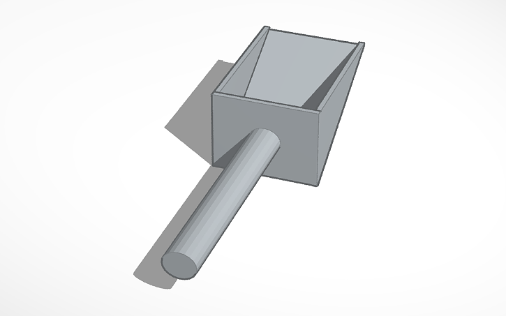 3D design Scoop - Tinkercad