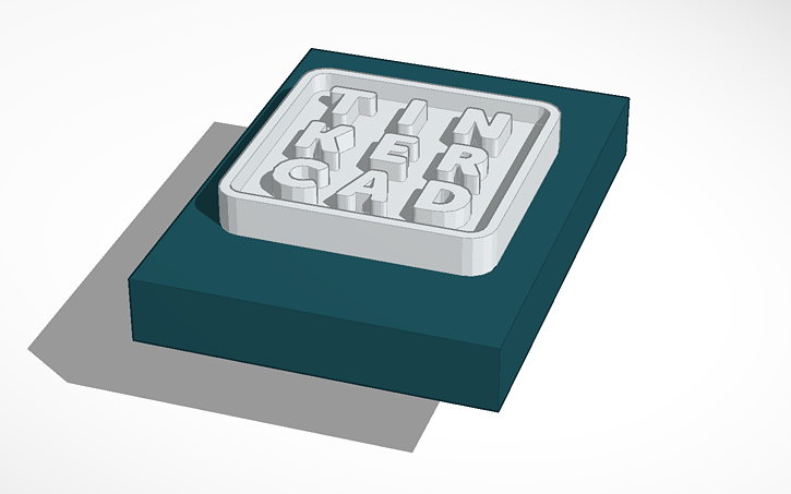 3D design Tinkercad Logo Stamp | Tinkercad
