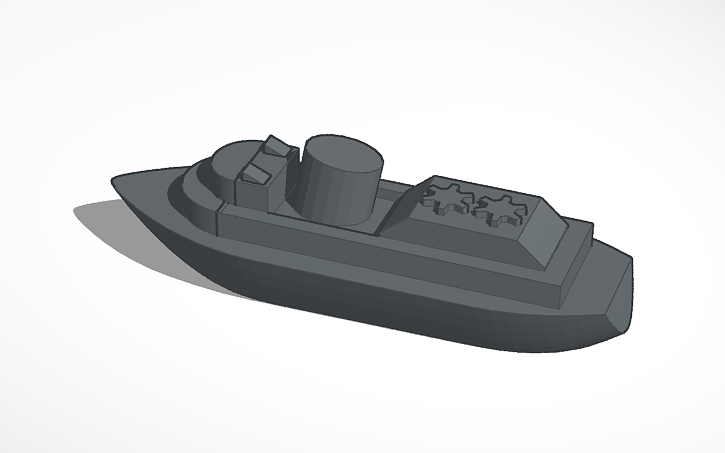 3D design Small Assault: Merchant Ship - Tinkercad