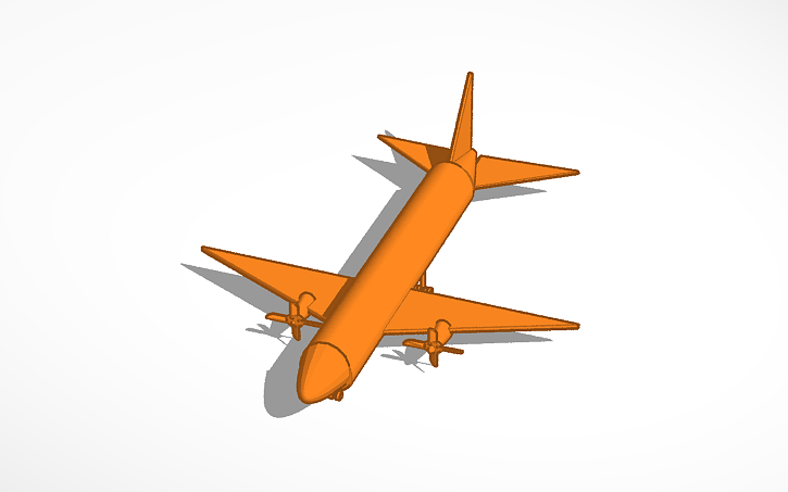3D design PLANE - Tinkercad
