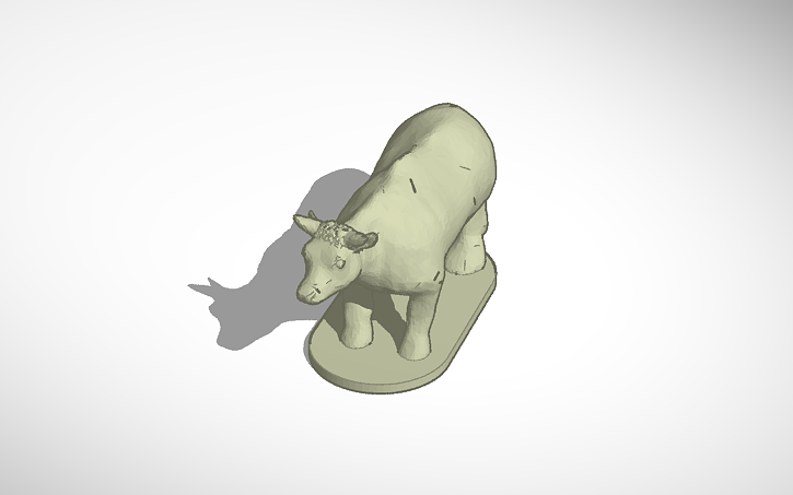 3D design oxen - Tinkercad