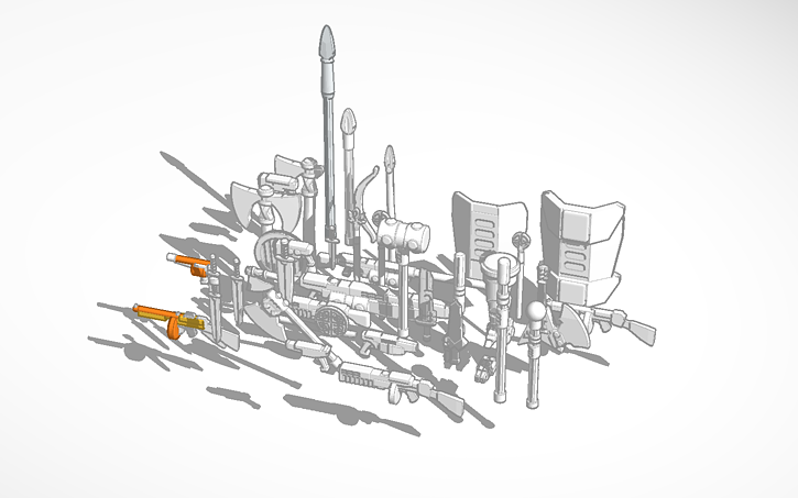 3D design Wayfarer Weapons - Tinkercad