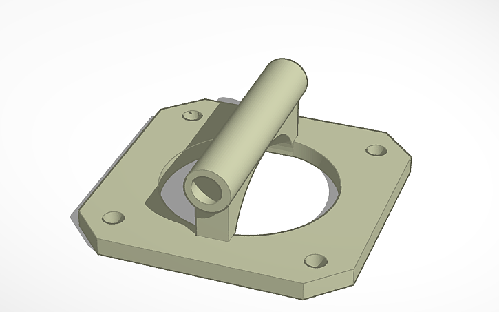 3D design Guide PTFE direct drive | Tinkercad
