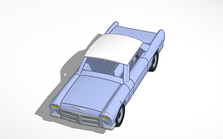 3D design Harry Potter flying car - Tinkercad