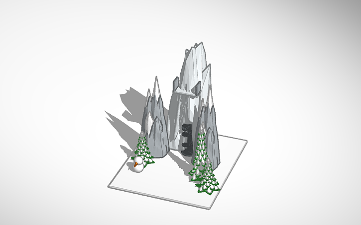 3D design Elsa’s Ice Castle - Tinkercad