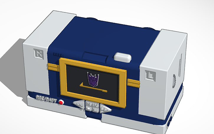 3D design Soundwave (radio mode) - Tinkercad