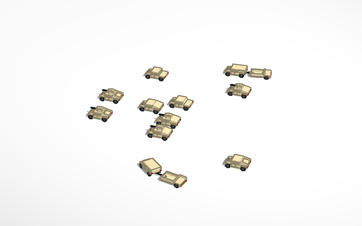 3D design Copy of military Humvee - Tinkercad