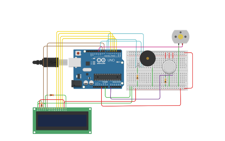 Circuit Design Smoke Detector Using Arduino By Rnxg Tinkercad