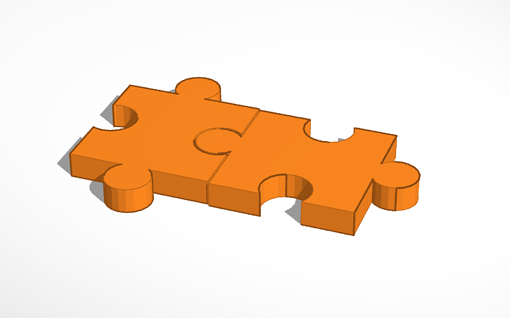 3d Design Puzzle Piece Tinkercad