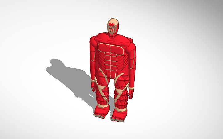 3D design Colossal Titan - Tinkercad