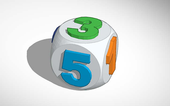 3D design TinKerCad Dice | Tinkercad