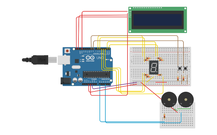 Circuit design final - Tinkercad