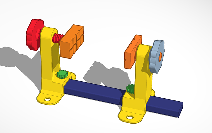 3D design PCB holder v4 - Tinkercad
